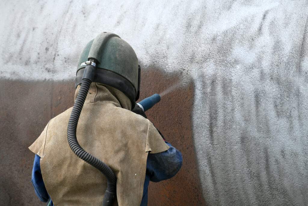 Sandblasting in Rock Springs - WBS Coatings